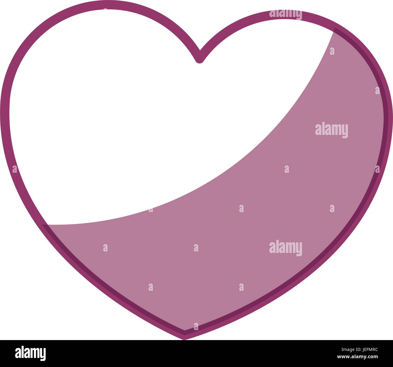 heart icon over white background vector illustration Stock Vector Image & Art - Alamy