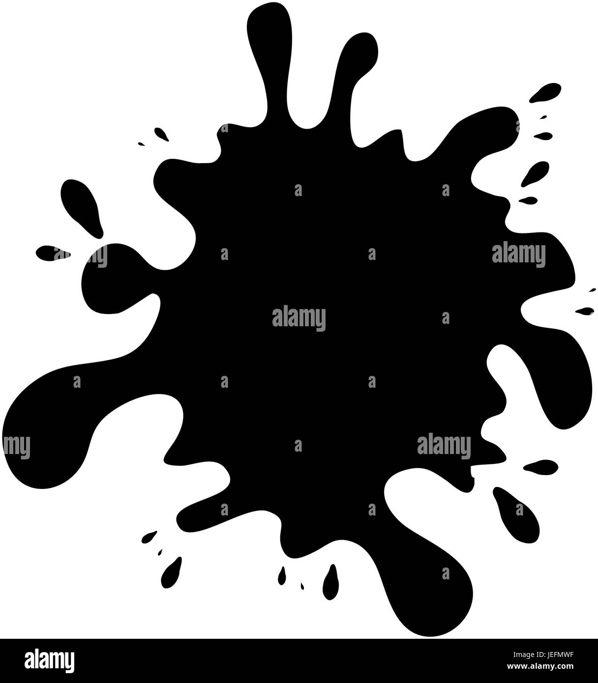 paint splash icon over white background vector illustration Stock ...