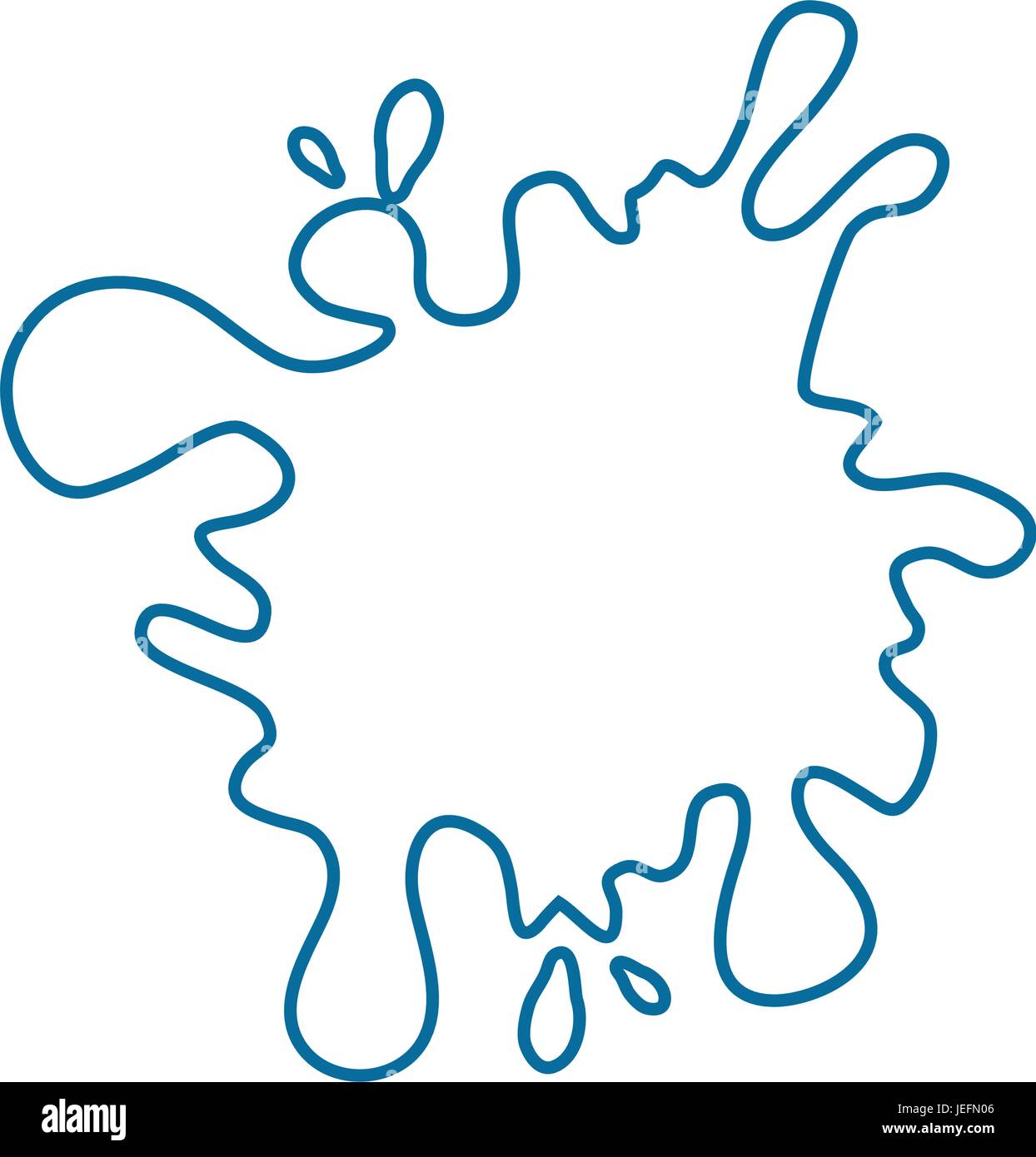 paint splash icon over white background vector illustration Stock ...