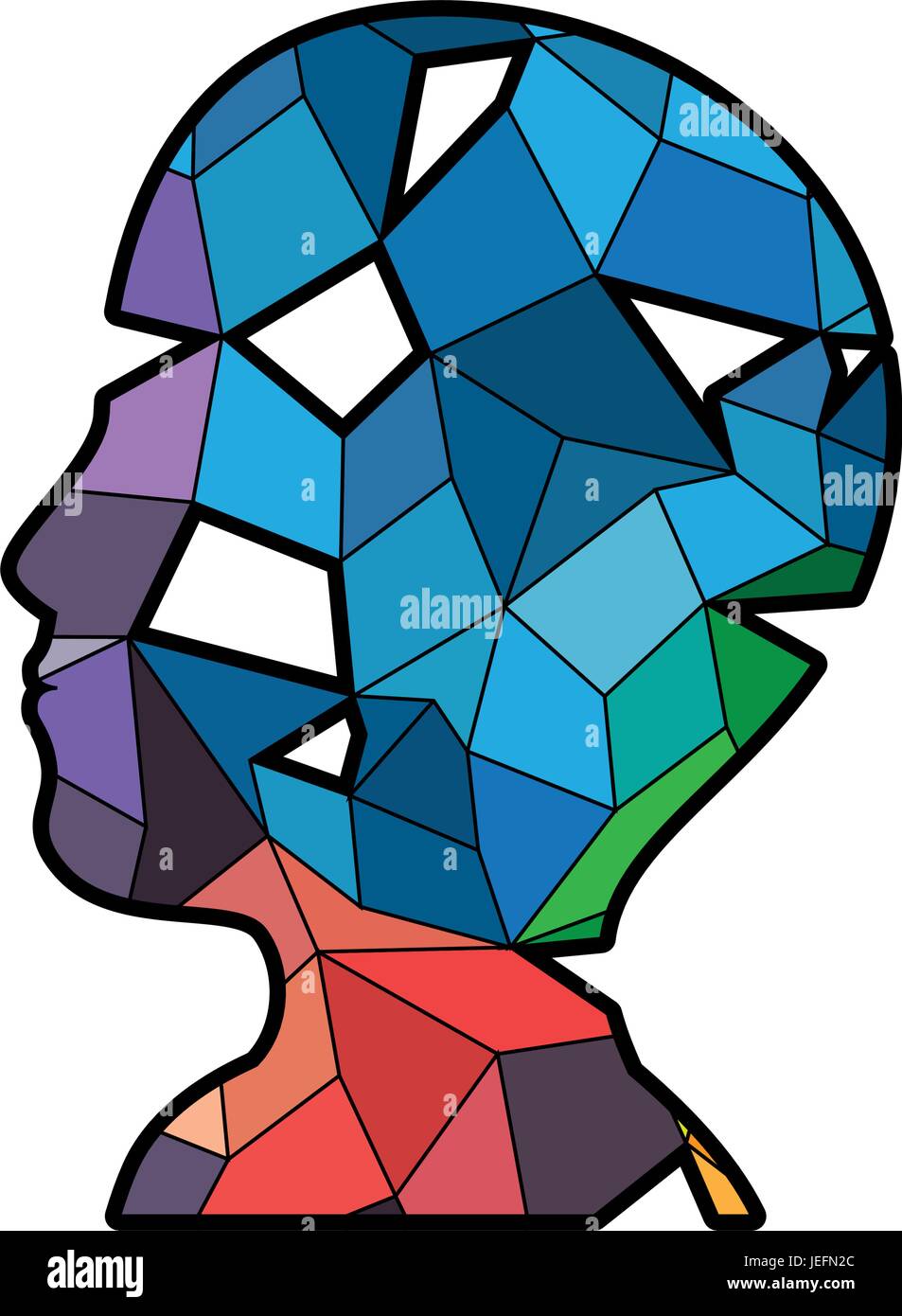 human head design Stock Vector Image & Art - Alamy