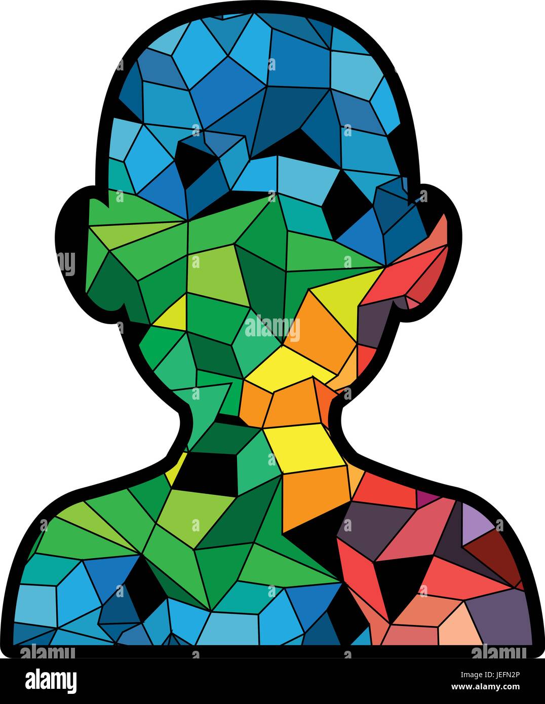 human head design Stock Vector Image & Art - Alamy