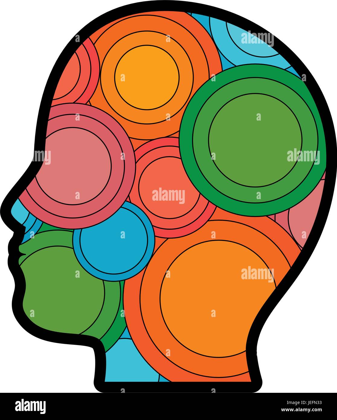 human head design Stock Vector Image & Art - Alamy