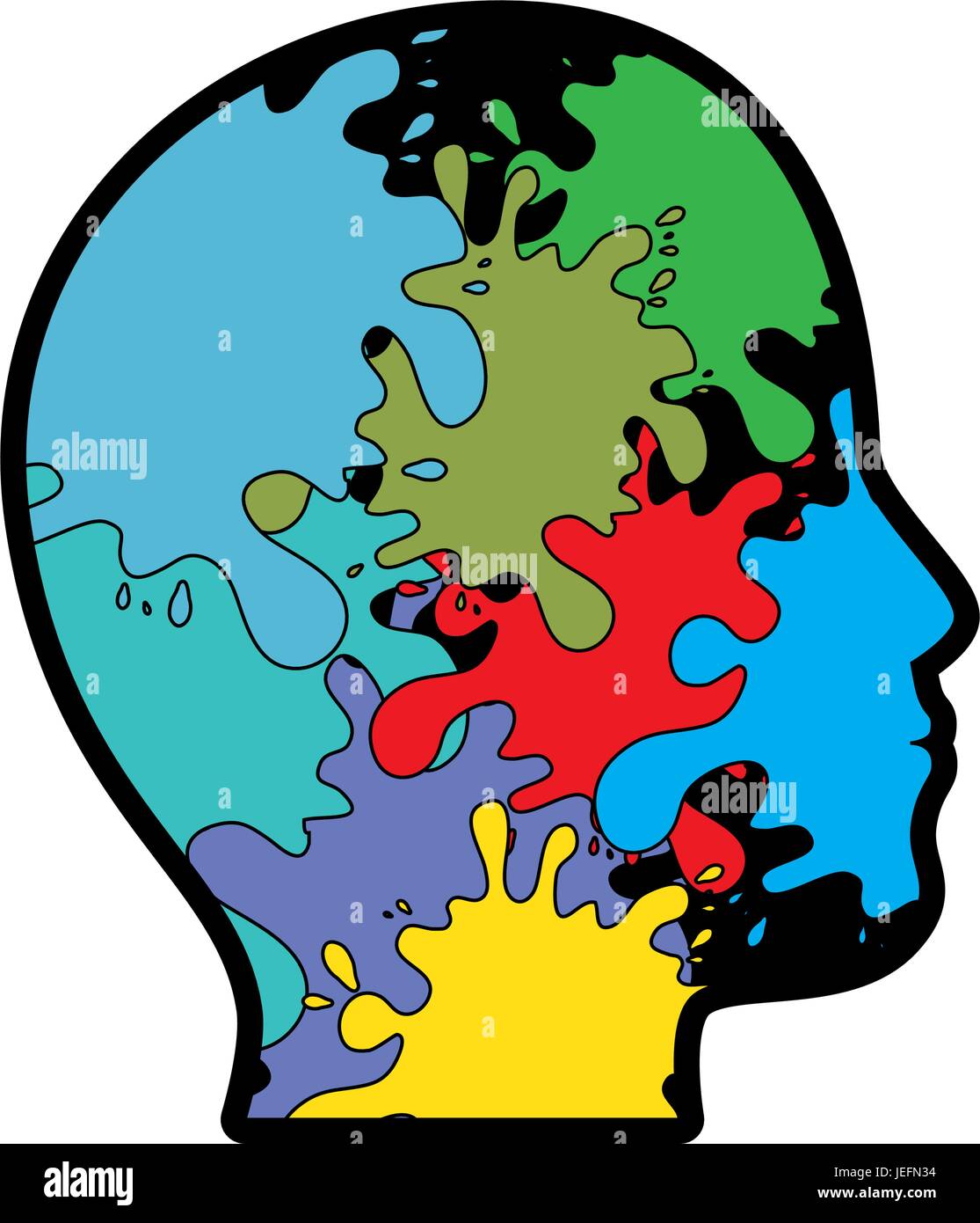 human head design Stock Vector Image & Art - Alamy