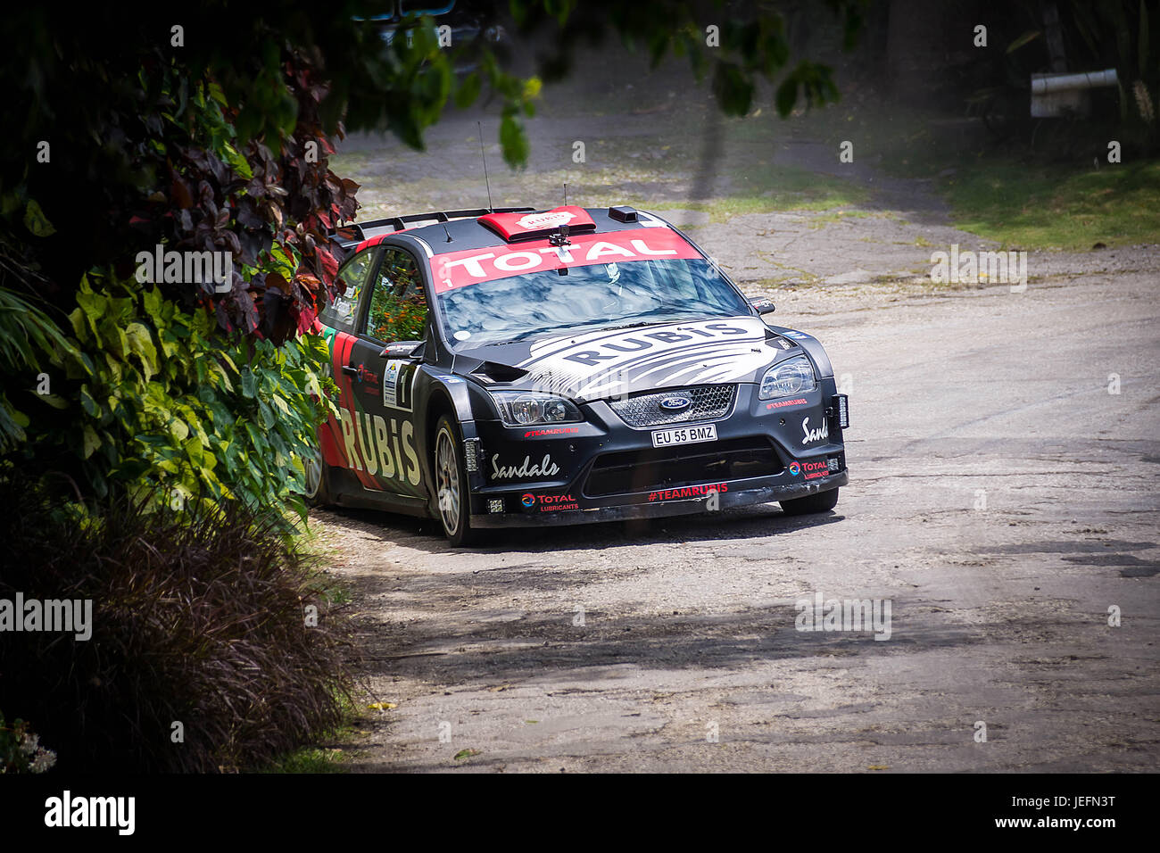 Sol Rally Barbados Day 1 Stock Photo - Alamy