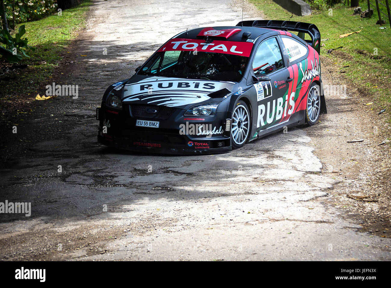Sol Rally Barbados Day 1 Stock Photo - Alamy