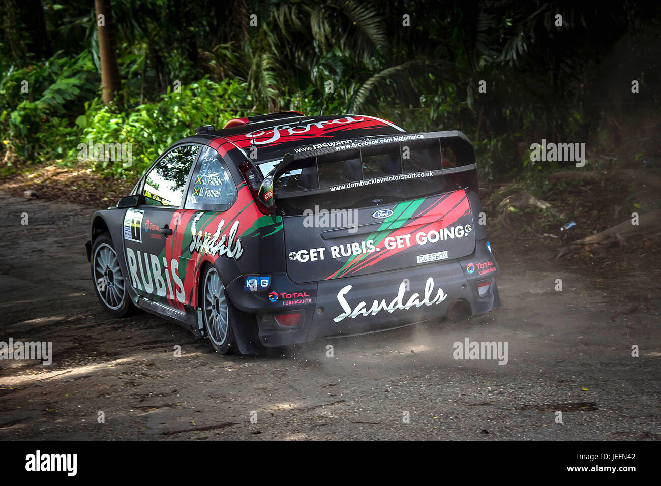 Sol Rally Barbados Day 1 Stock Photo - Alamy