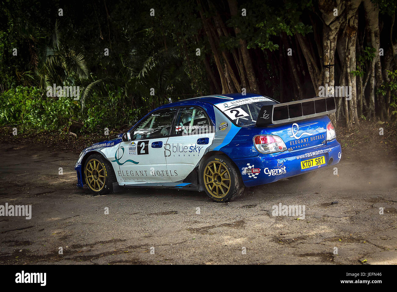 Sol Rally Barbados Day 1 Stock Photo - Alamy