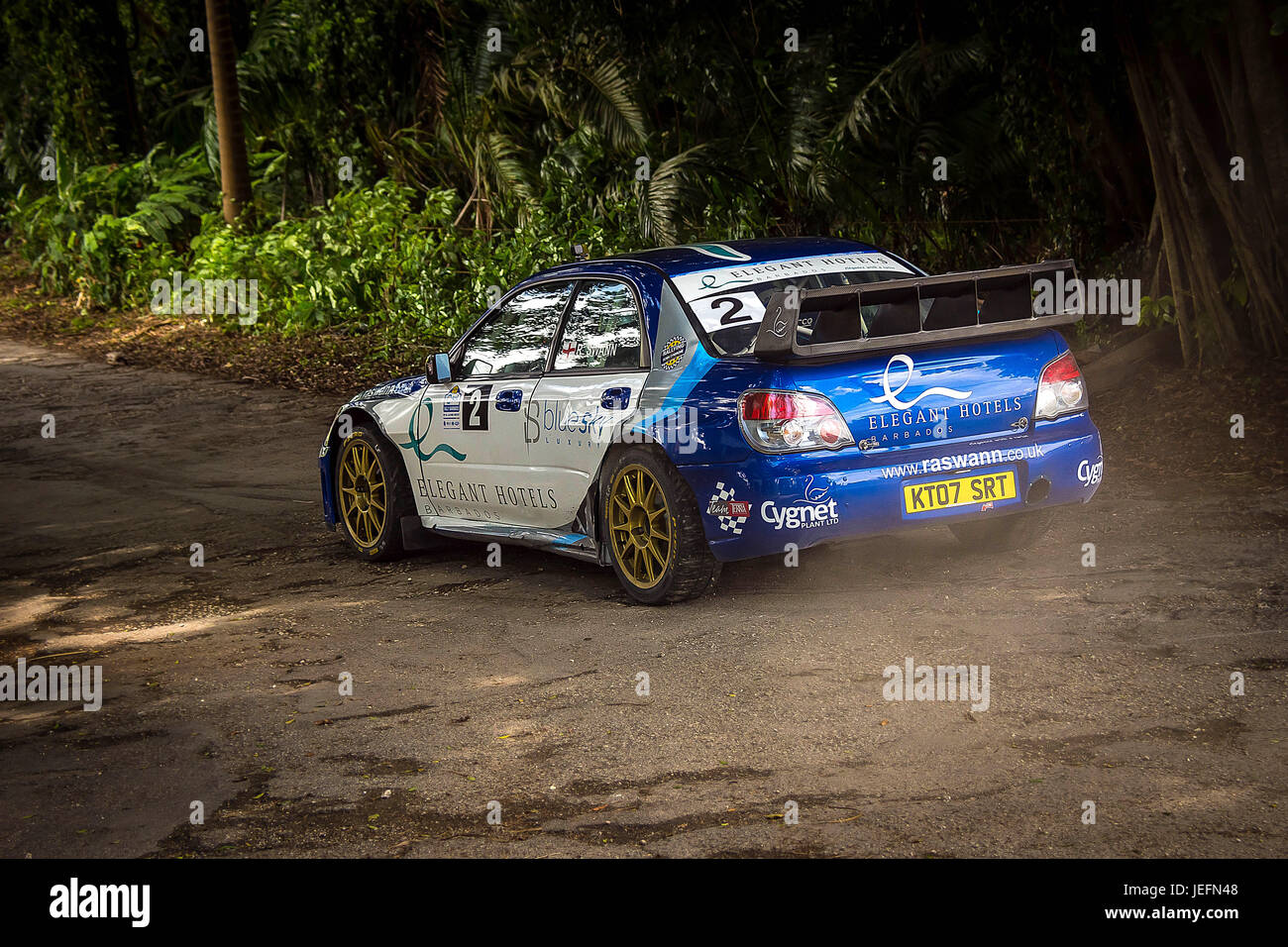 Sol Rally Barbados Day 1 Stock Photo - Alamy
