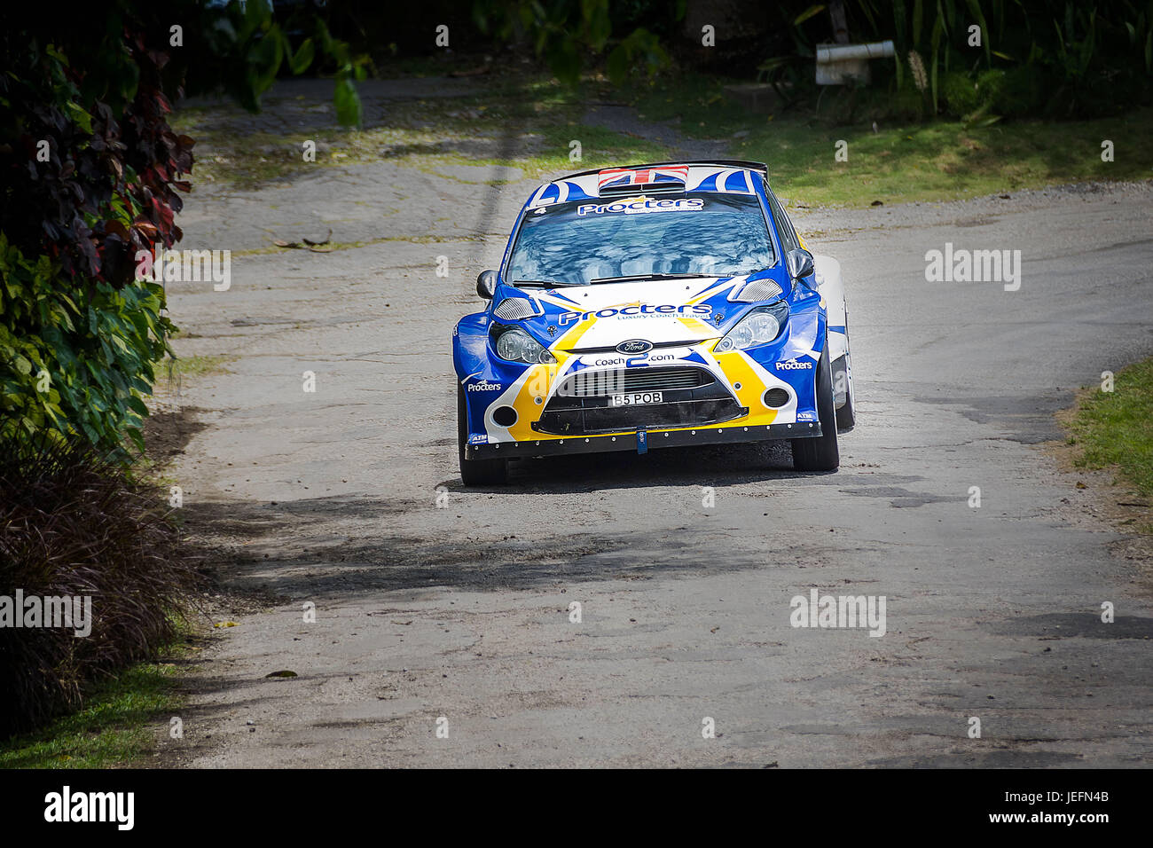 Sol Rally Barbados Day 1 Stock Photo - Alamy