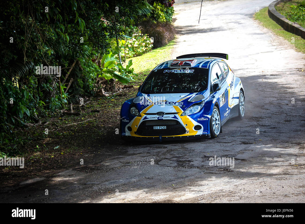 Sol Rally Barbados Day 1 Stock Photo - Alamy