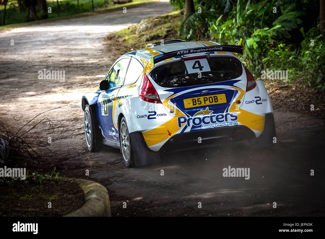 Sol Rally Barbados Day 1 Stock Photo - Alamy