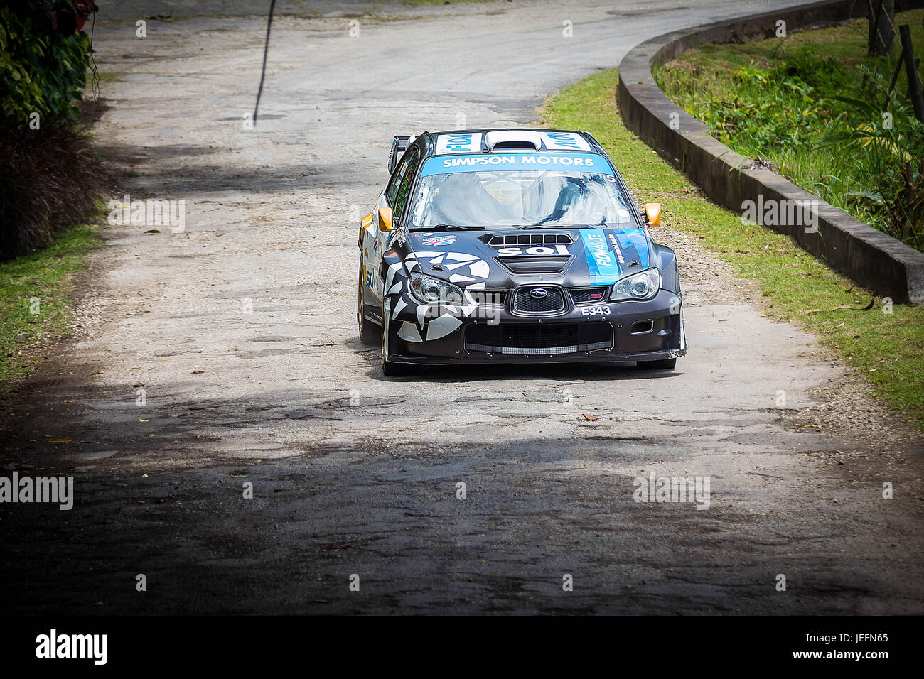 Sol Rally Barbados Day 1 Stock Photo - Alamy