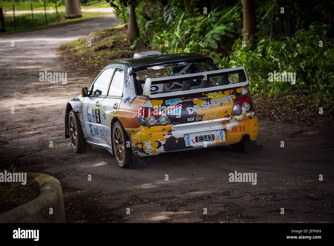 Sol Rally Barbados Day 1 Stock Photo - Alamy