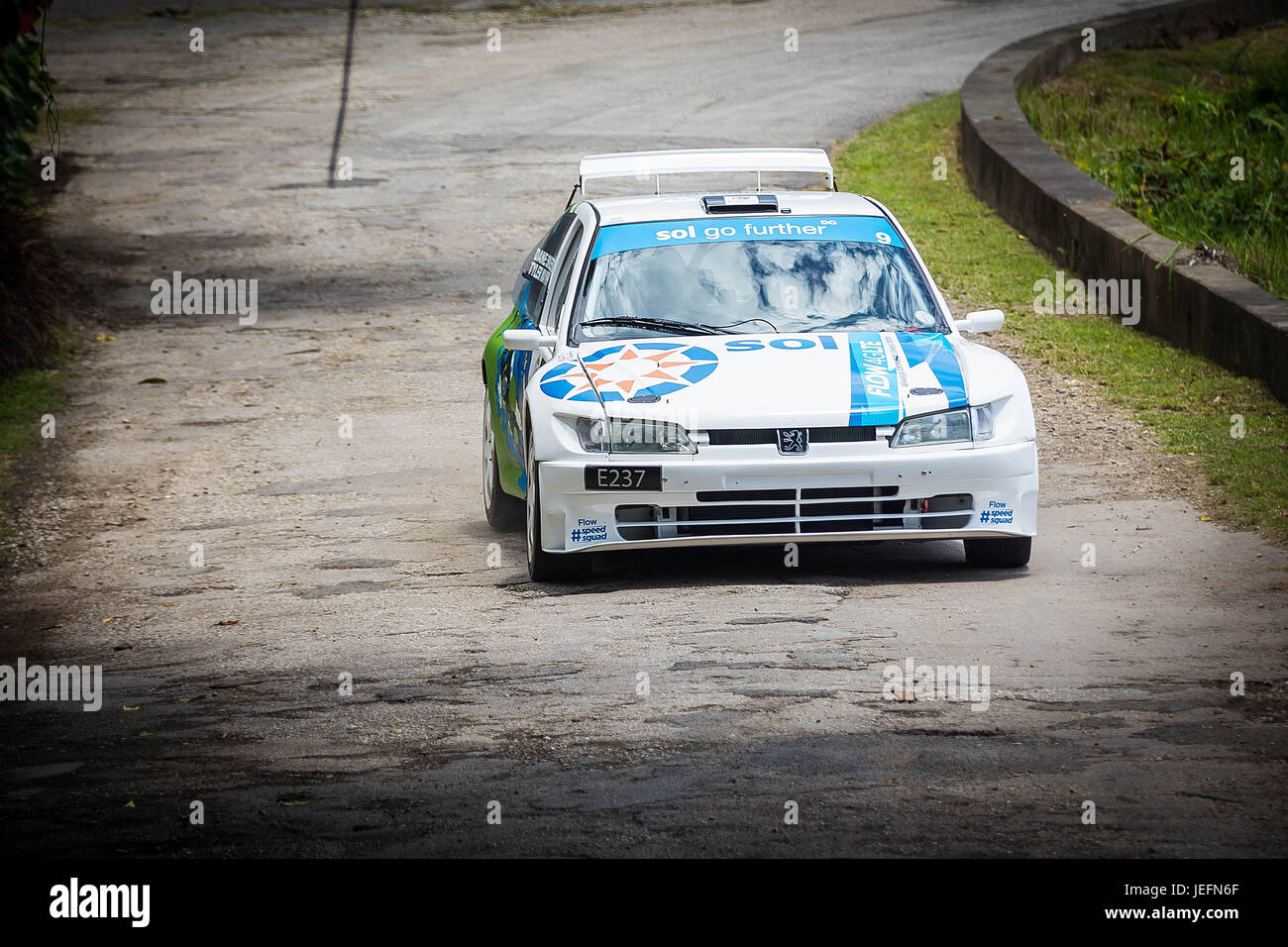 Sol Rally Barbados Day 1 Stock Photo - Alamy