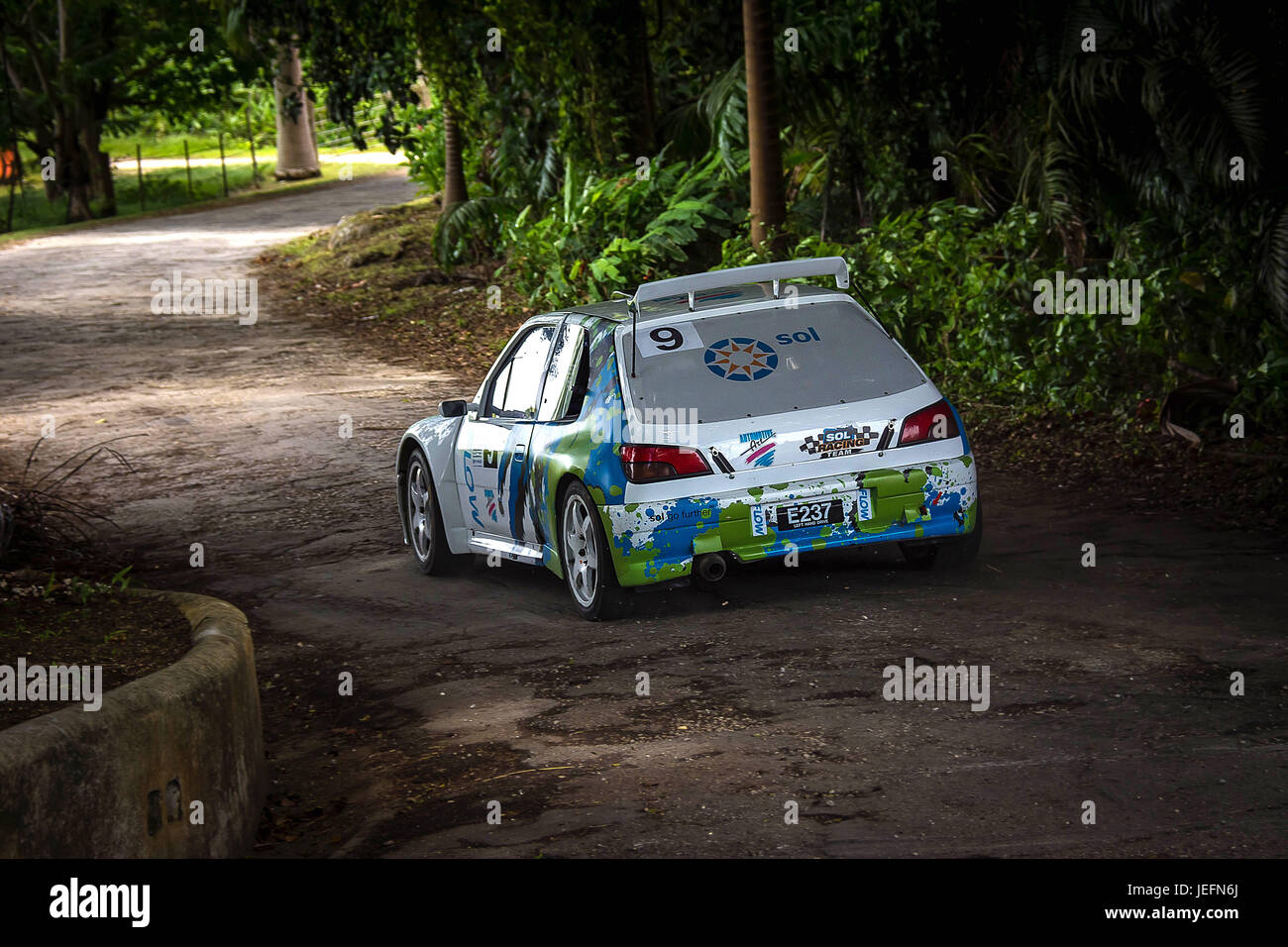 Sol Rally Barbados Day 1 Stock Photo - Alamy