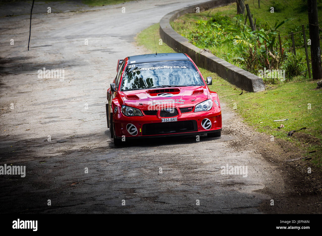 Sol Rally Barbados Day 1 Stock Photo - Alamy