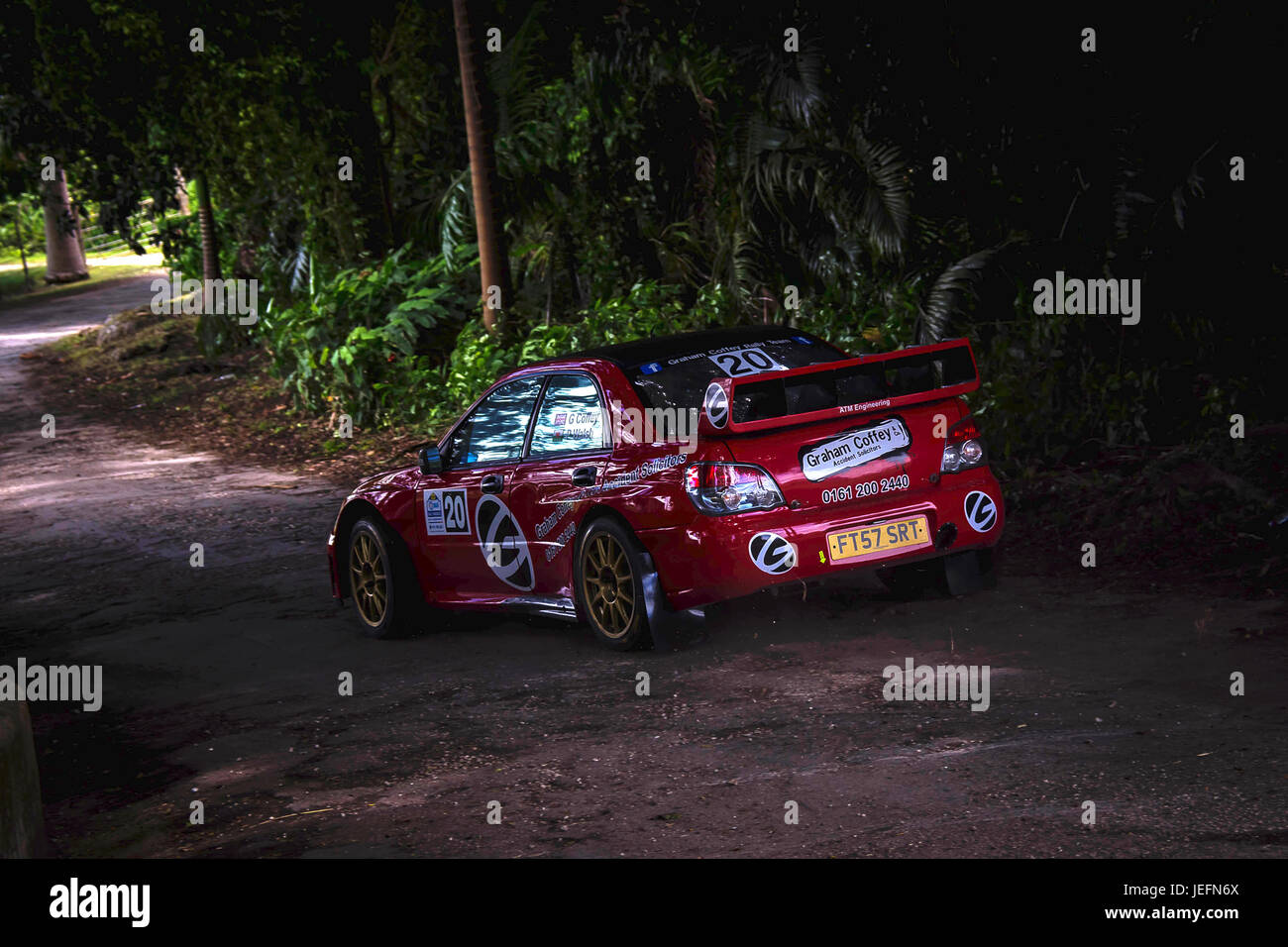Sol Rally Barbados Day 1 Stock Photo - Alamy