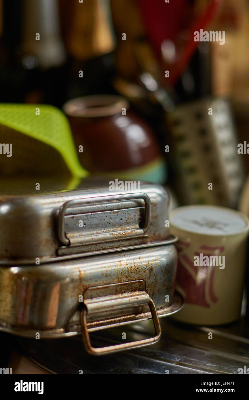 draining board dish washing Stock Photo - Alamy