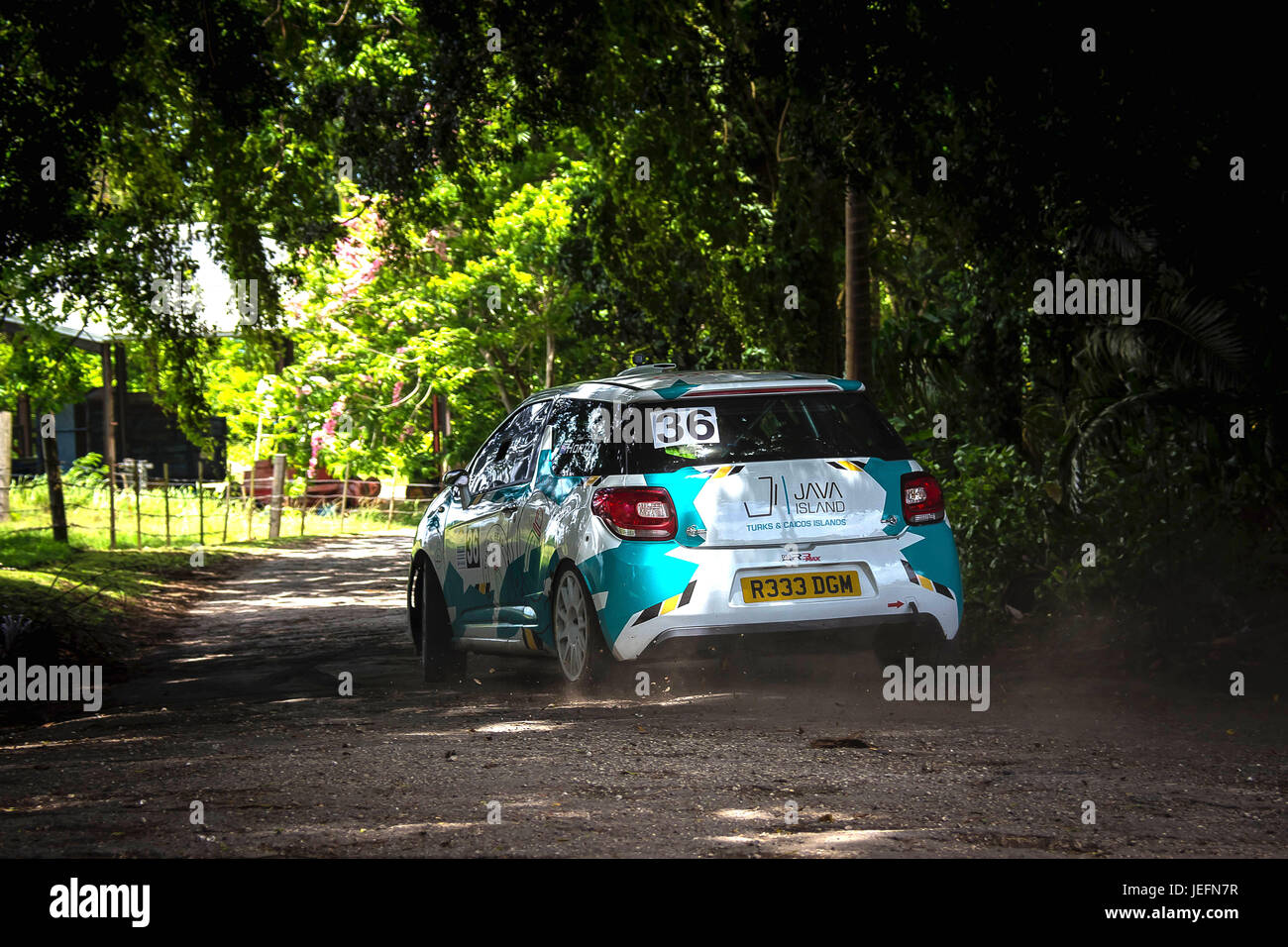 Sol Rally Barbados Day 1 Stock Photo - Alamy
