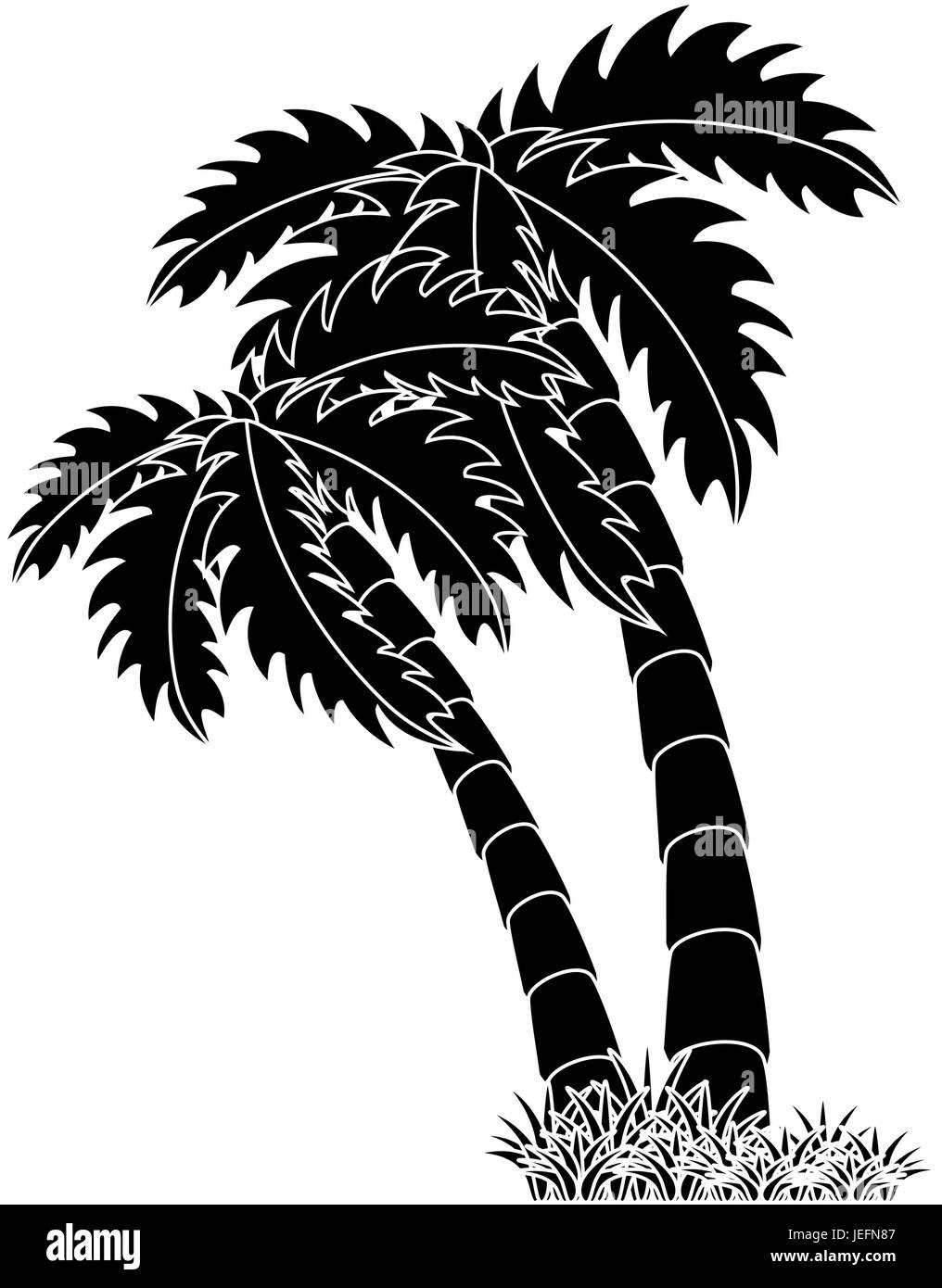 tropical palms design Stock Vector Image & Art - Alamy