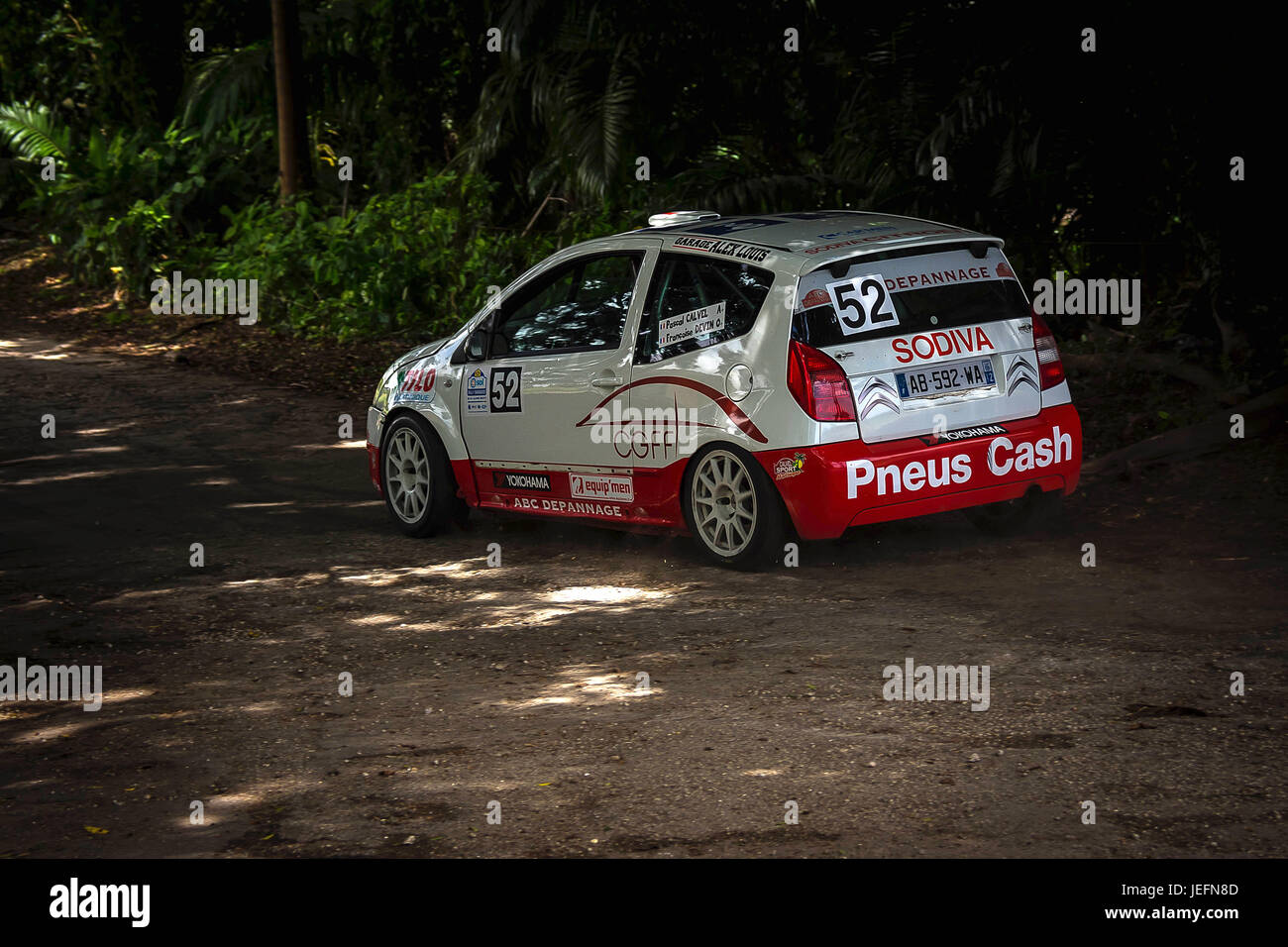 Sol Rally Barbados Day 1 Stock Photo - Alamy