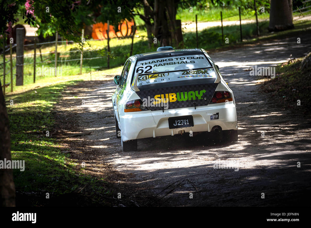 Sol Rally Barbados Day 1 Stock Photo - Alamy
