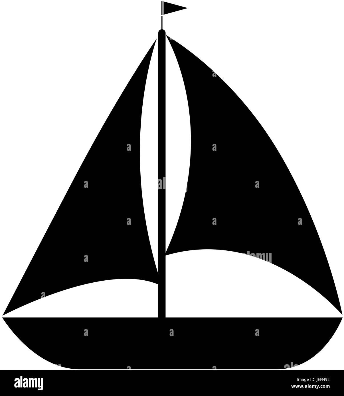 sailboat icon image Stock Vector Image & Art - Alamy
