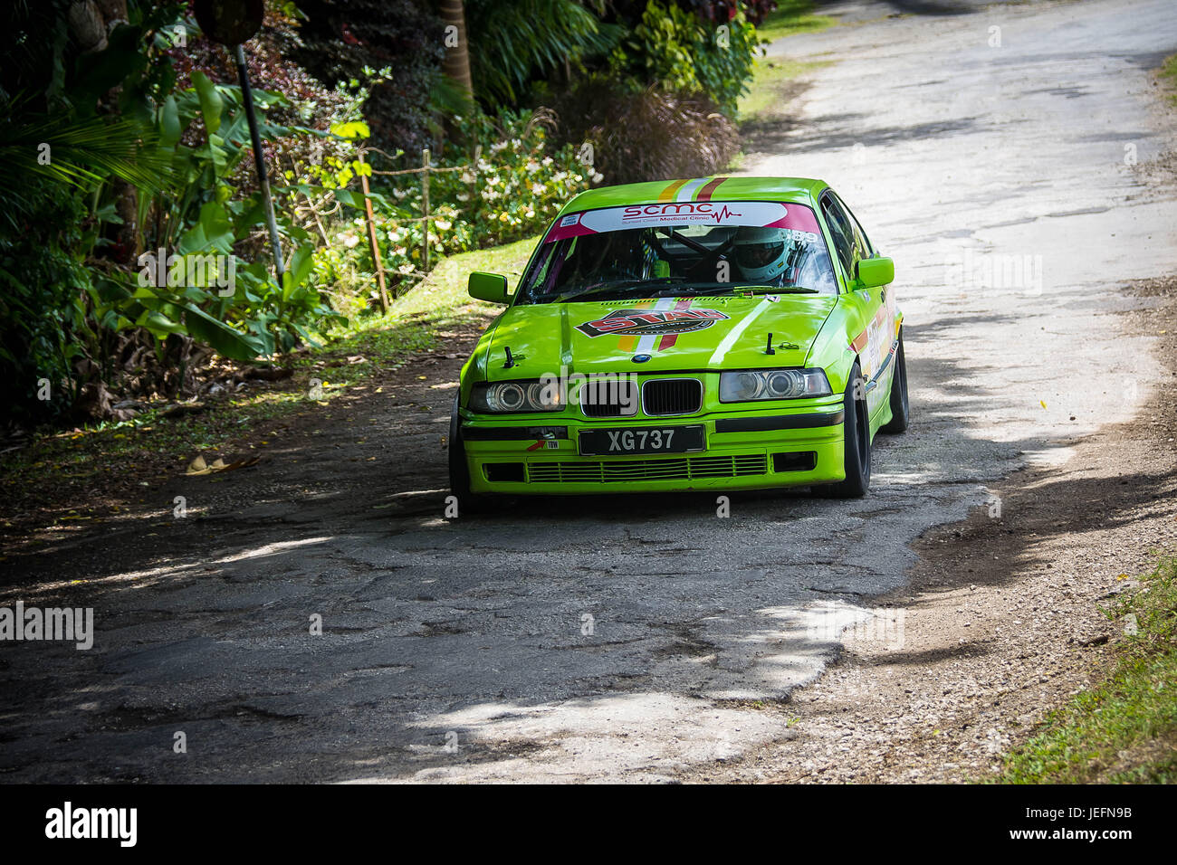 Sol Rally Barbados Day 1 Stock Photo - Alamy