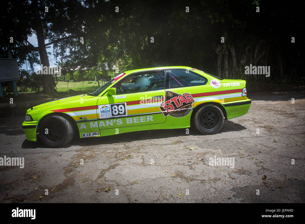 Sol Rally Barbados Day 1 Stock Photo - Alamy