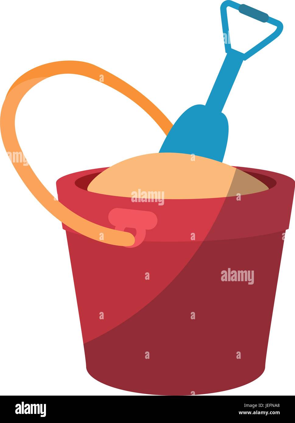 bucket and shovel icon Stock Vector Image & Art - Alamy