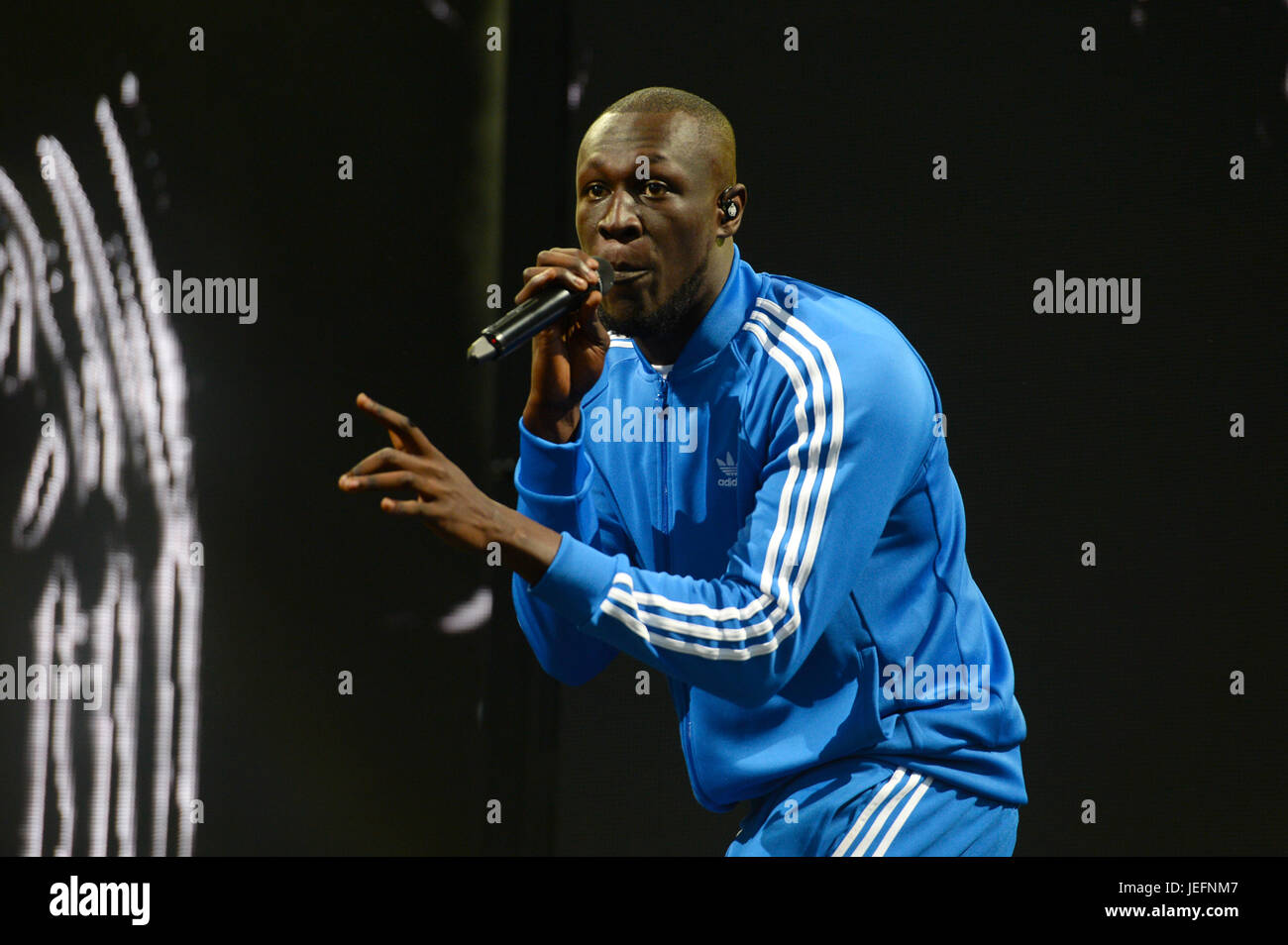 Stormzy live in concert hi-res stock photography and images - Alamy