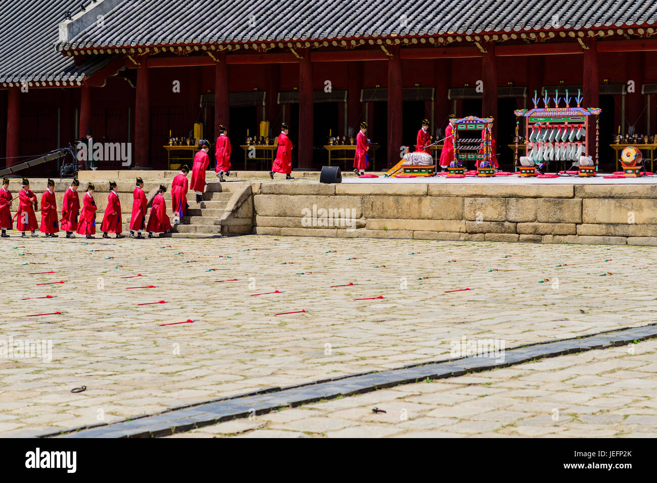 Confucian jongmyo shrine seoul hi-res stock photography and images - Alamy