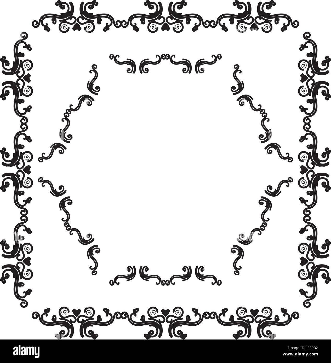 Elegant Victorian style frame Stock Vector Image & Art - Alamy