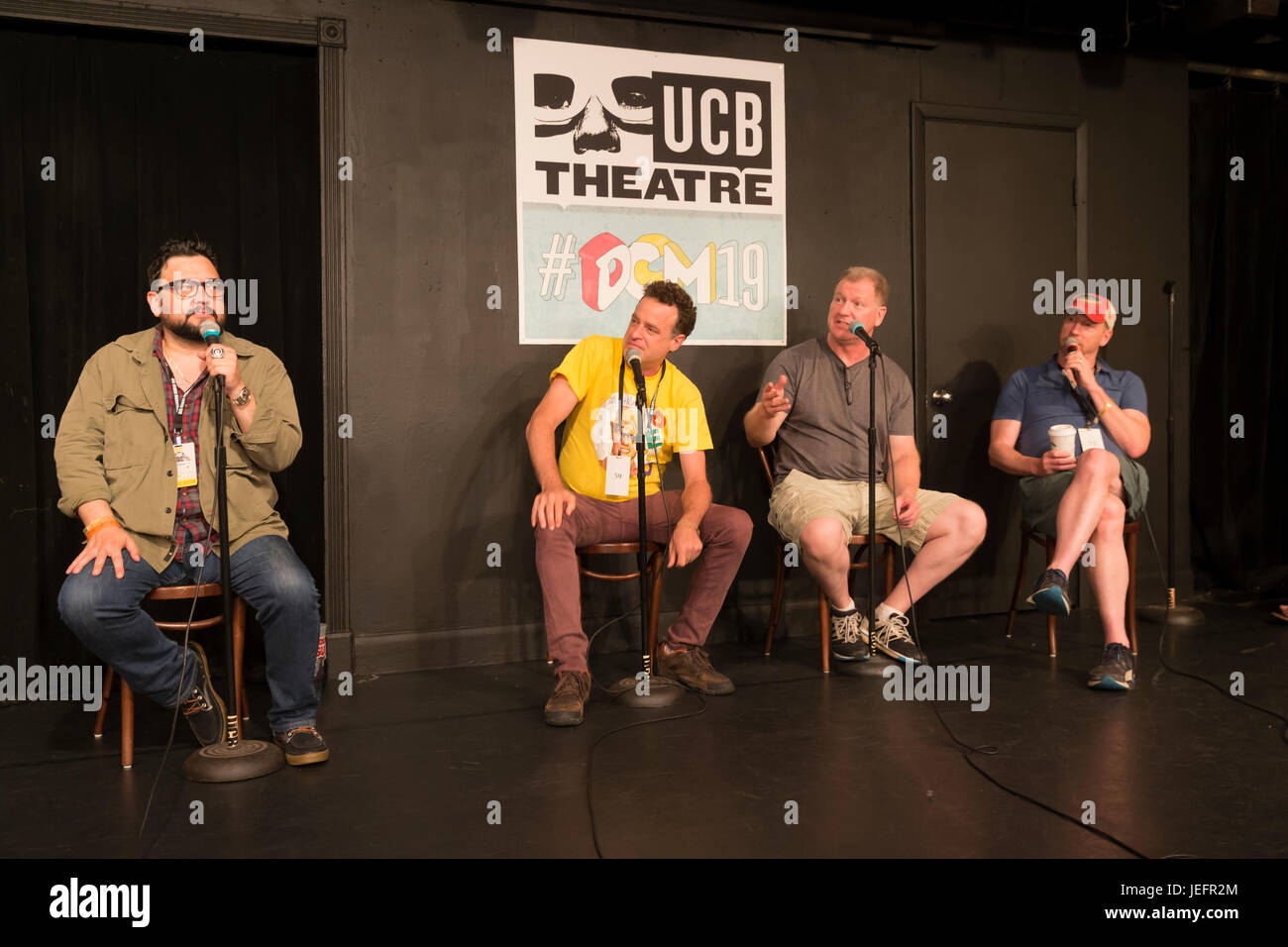 New York, NY USA - June 23, 2017: Horatio Sanz, Matt Besser, Ian ...