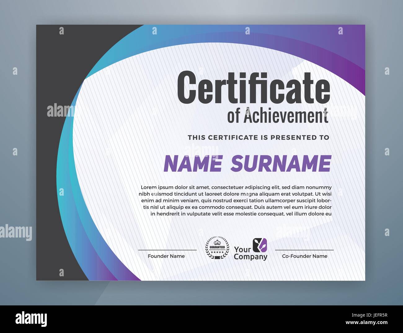 Multipurpose Modern Professional Certificate Template Design for Print ...