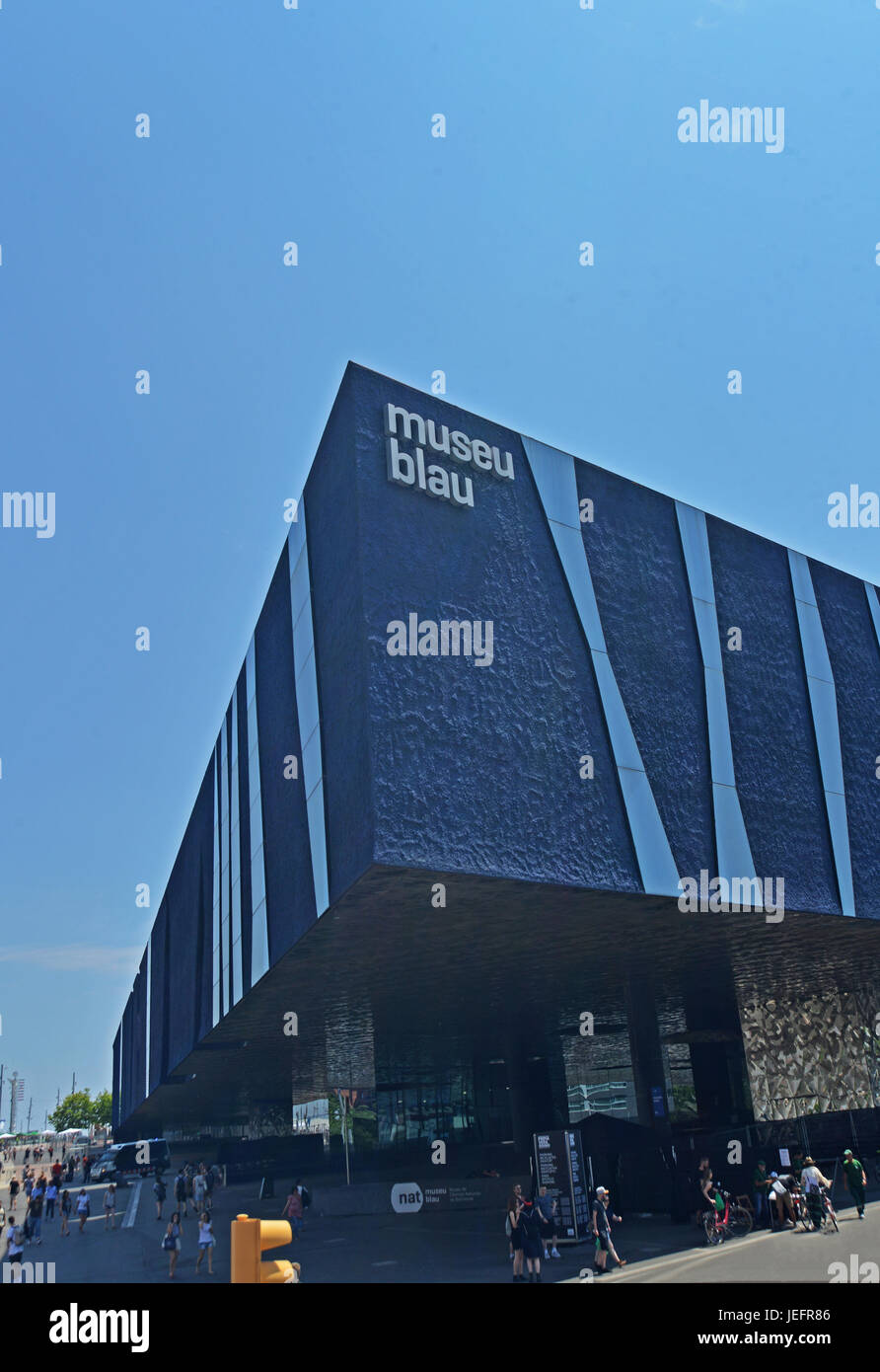 Barcelona museu blau hi-res stock photography and images - Alamy