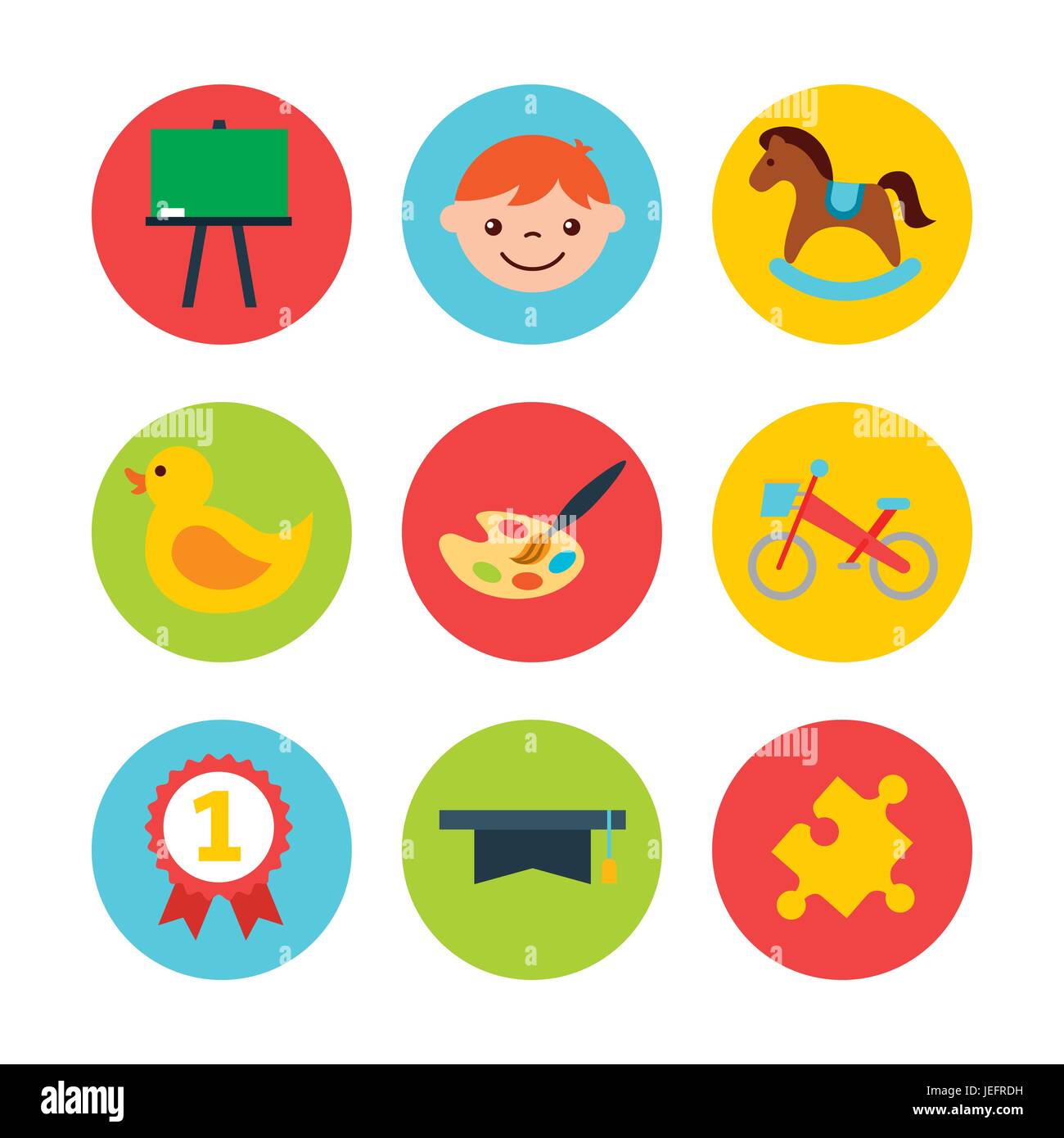 Kinder symbol Stock Vector Images - Alamy