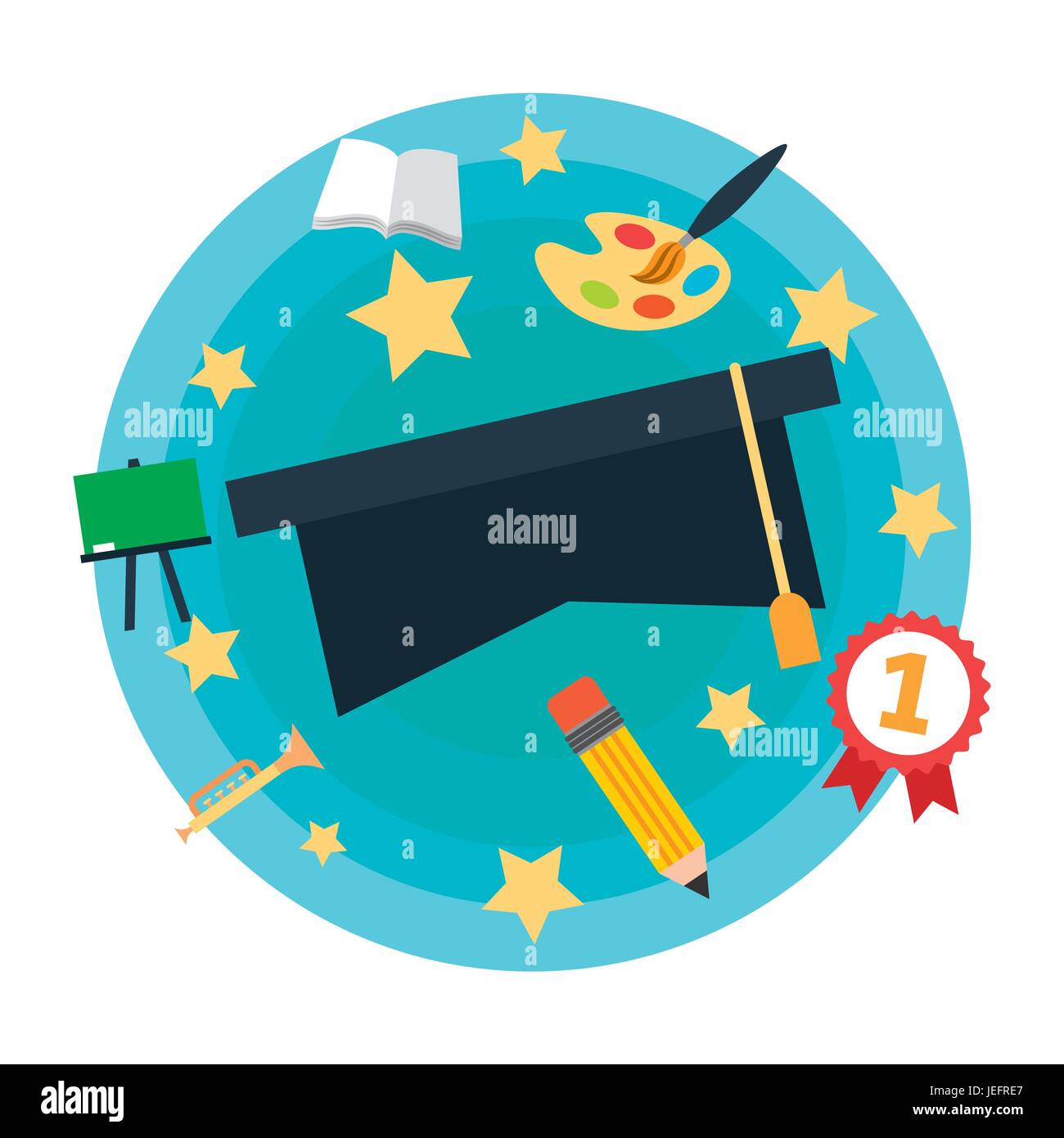 High school graduation photo Cut Out Stock Images & Pictures - Alamy