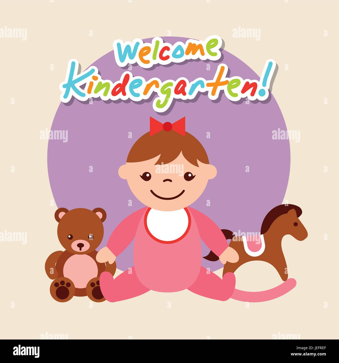 kinder garten cartoon Stock Vector Image & Art - Alamy