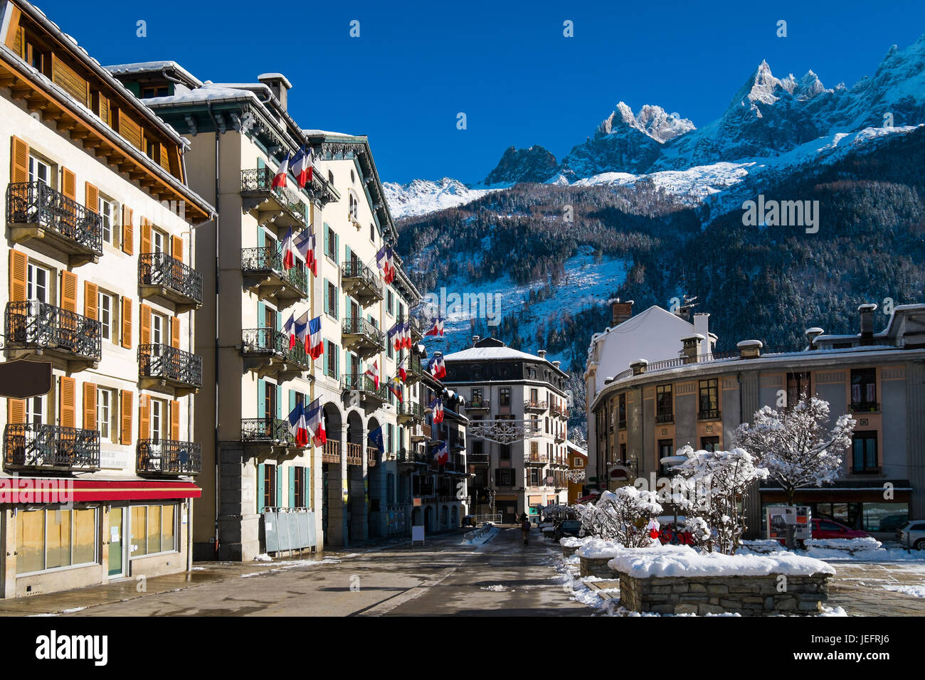 Downtown chamonix france hi-res stock photography and images - Alamy