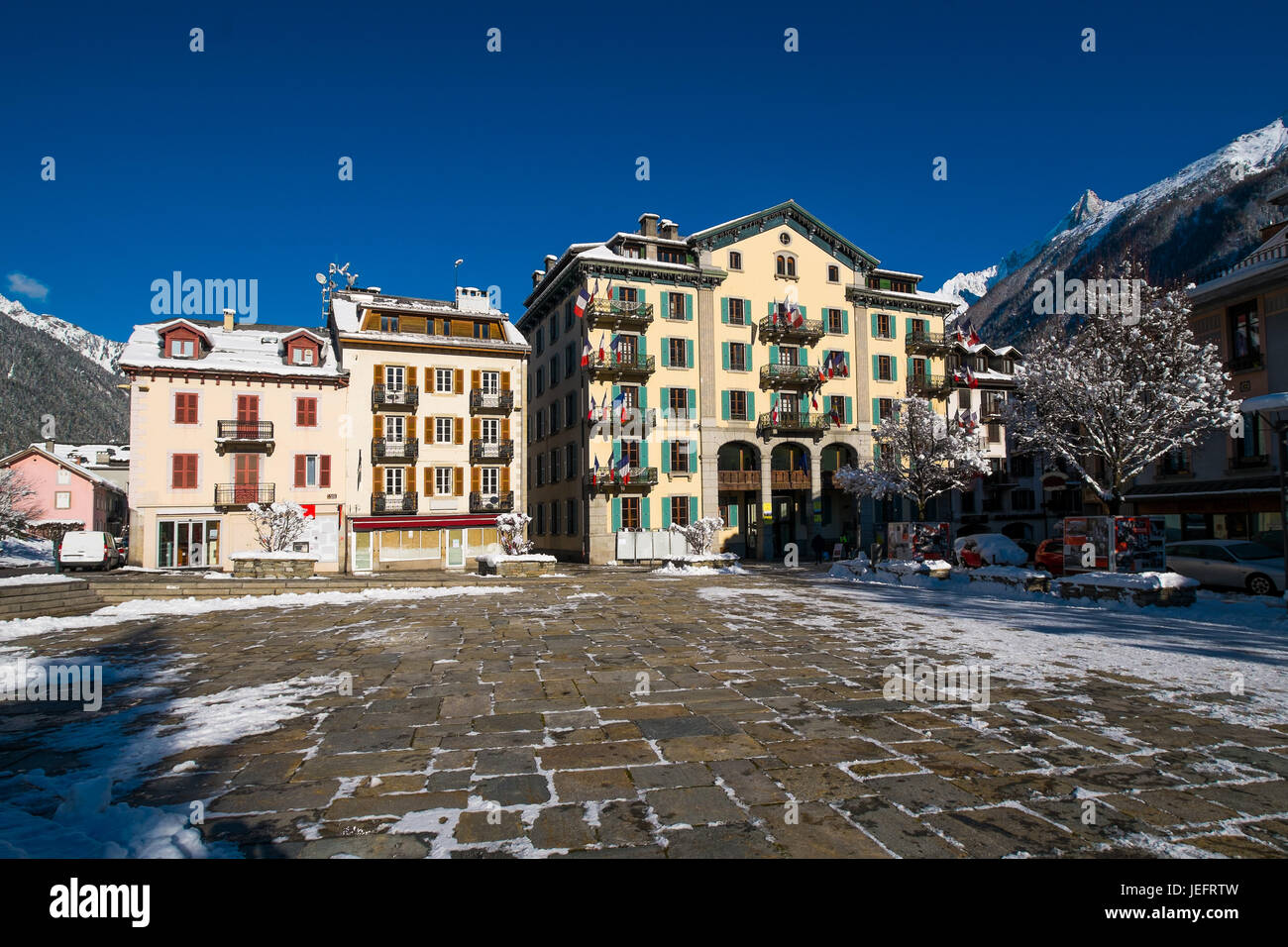 Downtown chamonix france hi-res stock photography and images - Alamy