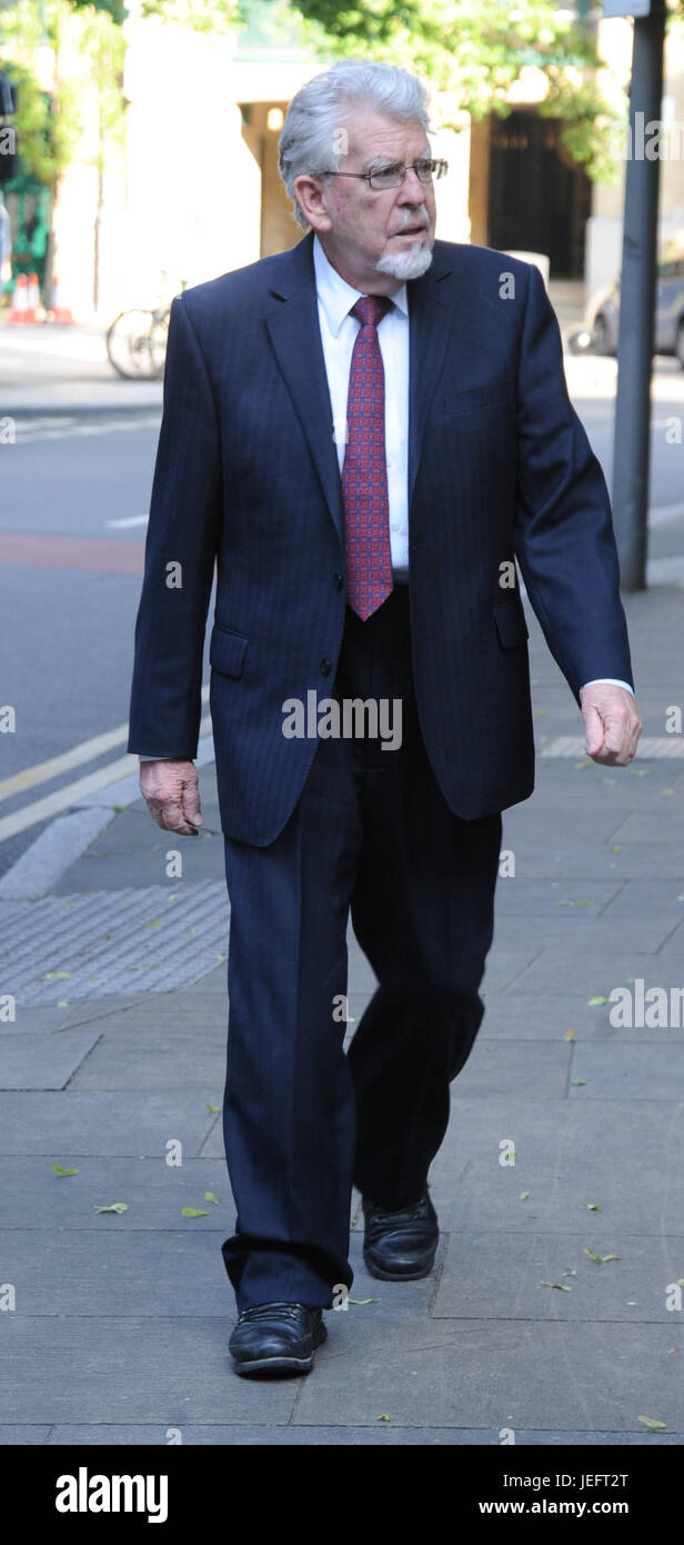 Rolf Harris arrives at Southwark Crown Court in London as his trial ...