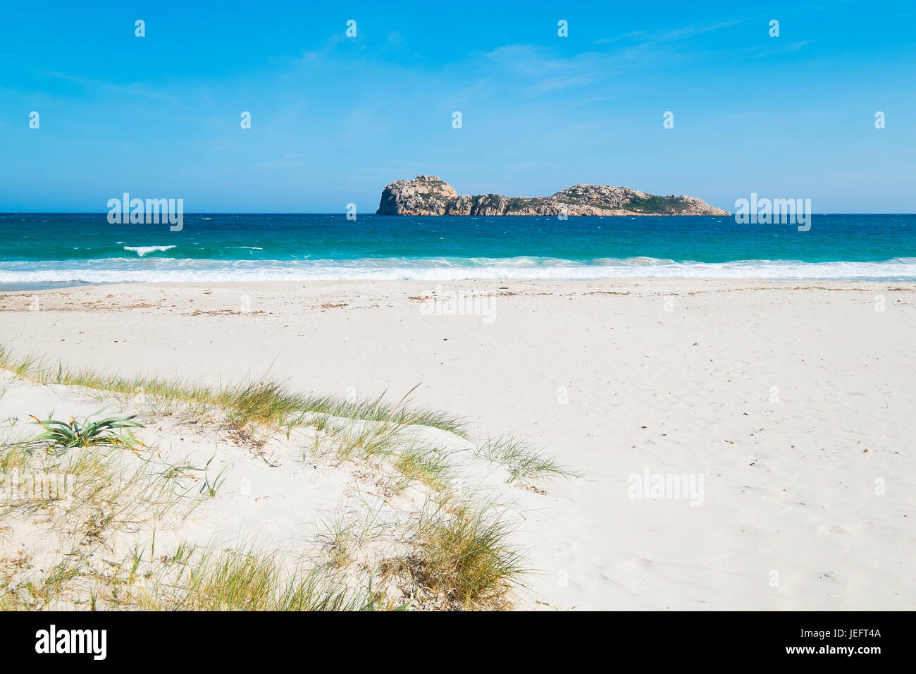 Porto Tramatzu beach in Teulada, Sardinia, Italy Stock Photo - Alamy