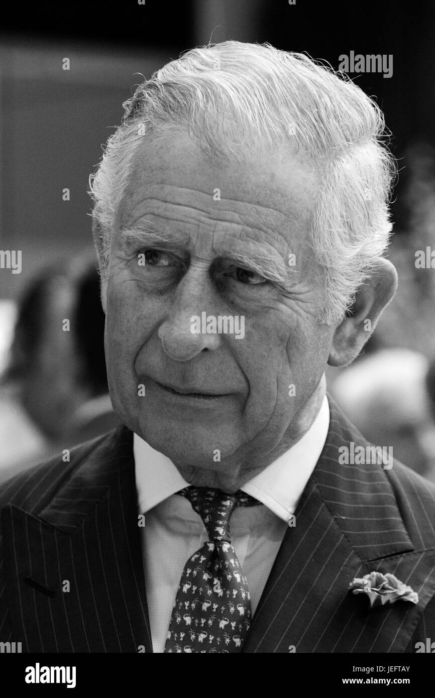 Hrh king charles Black and White Stock Photos & Images - Alamy