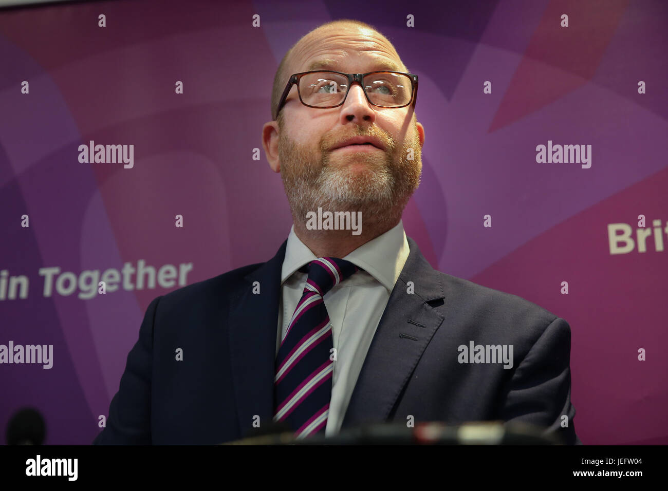 UKIP Leader Paul Nuttall launches the UKIP’s general election manifesto ...