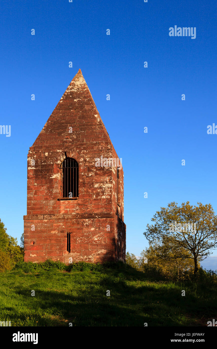 Penrith beacon is situated on a hill just north of Penrith, Cumbria in ...