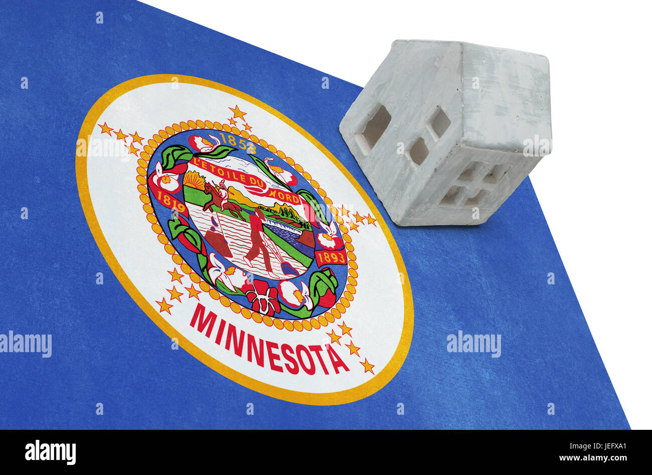 Flag state minnesota on hi-res stock photography and images - Alamy