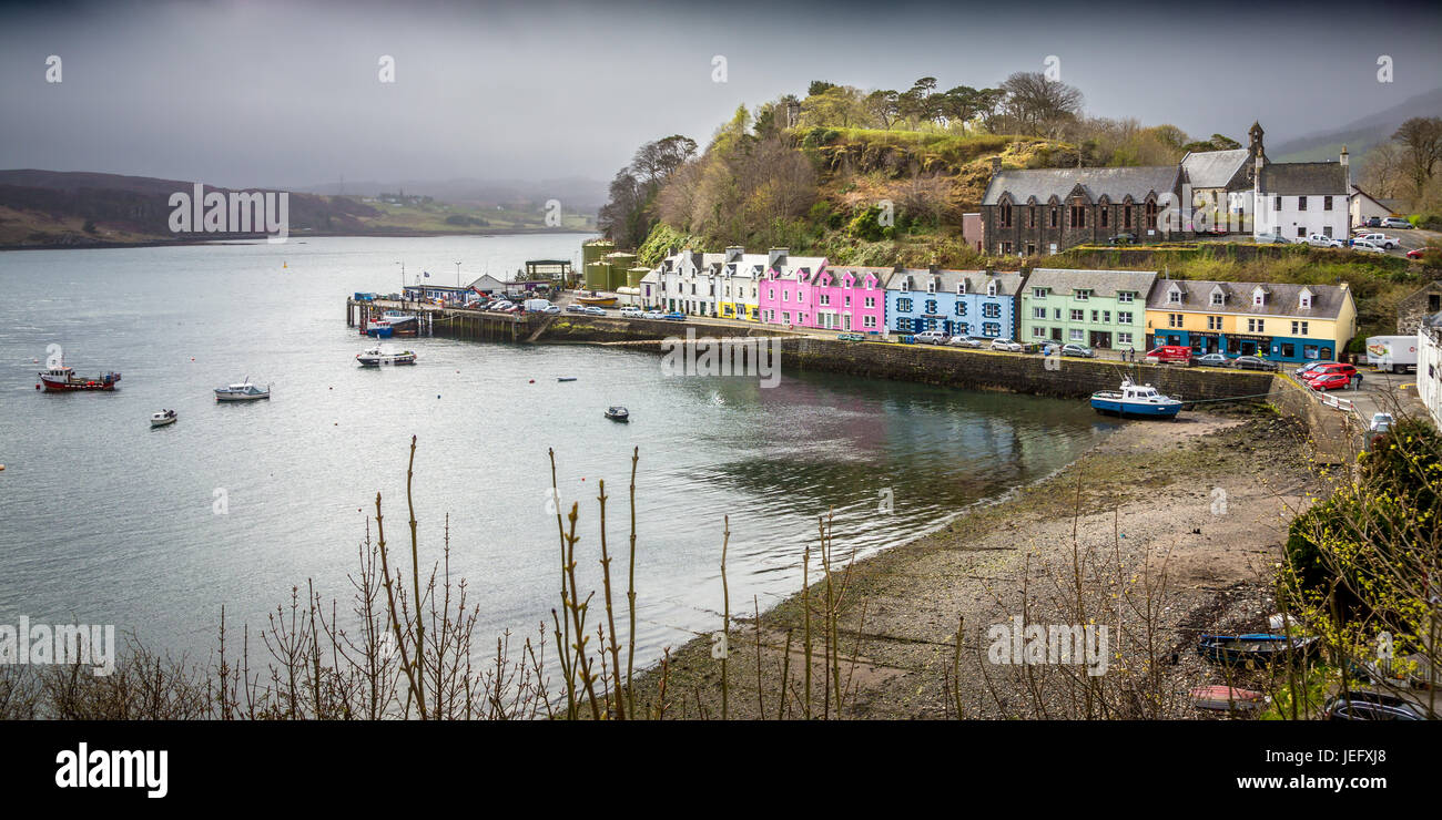 Portree harbour, Isle of Skye, Scotland, UK, Europe Stock Photo - Alamy