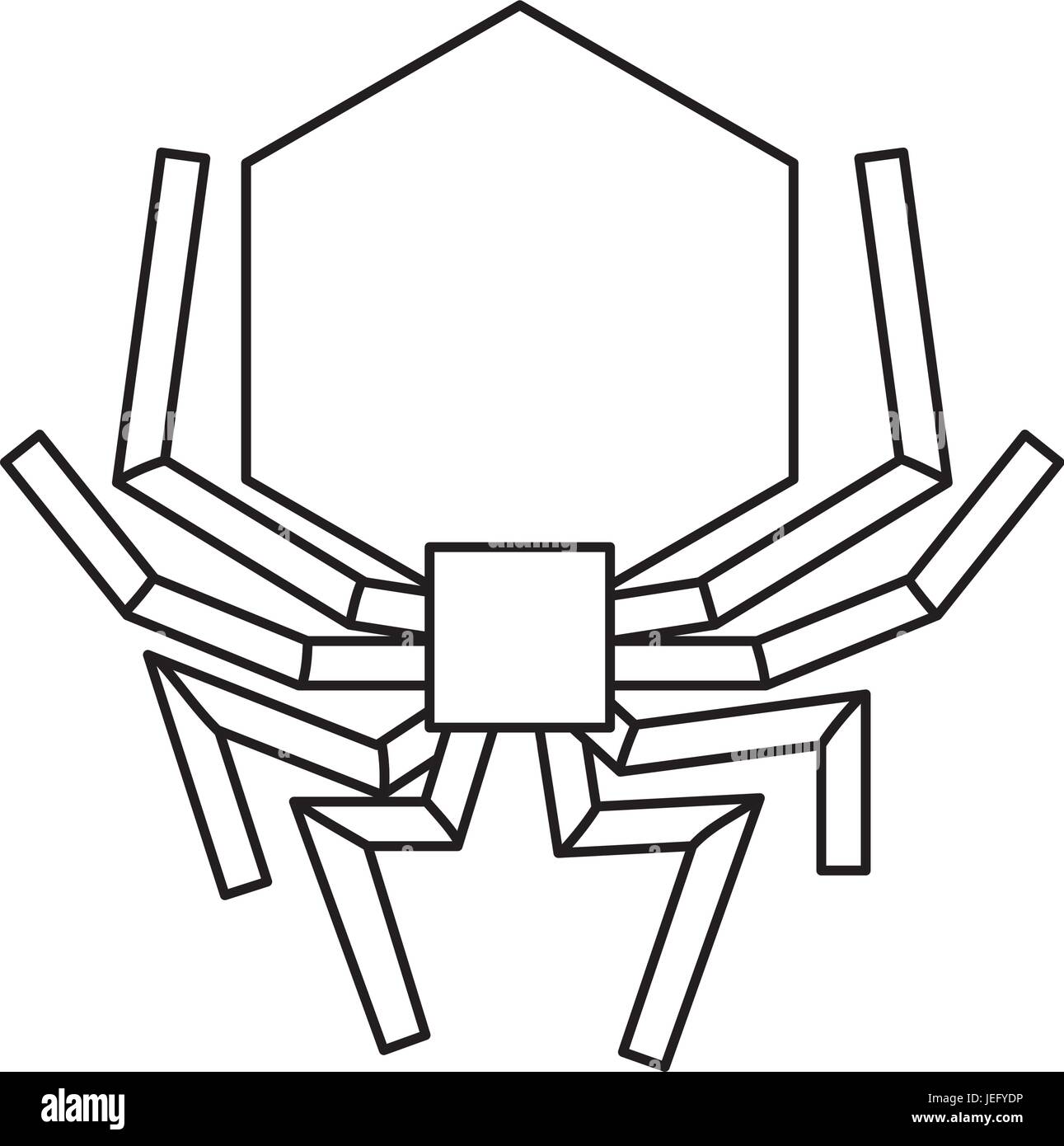 isolated hacker virus spider Stock Vector Image & Art - Alamy