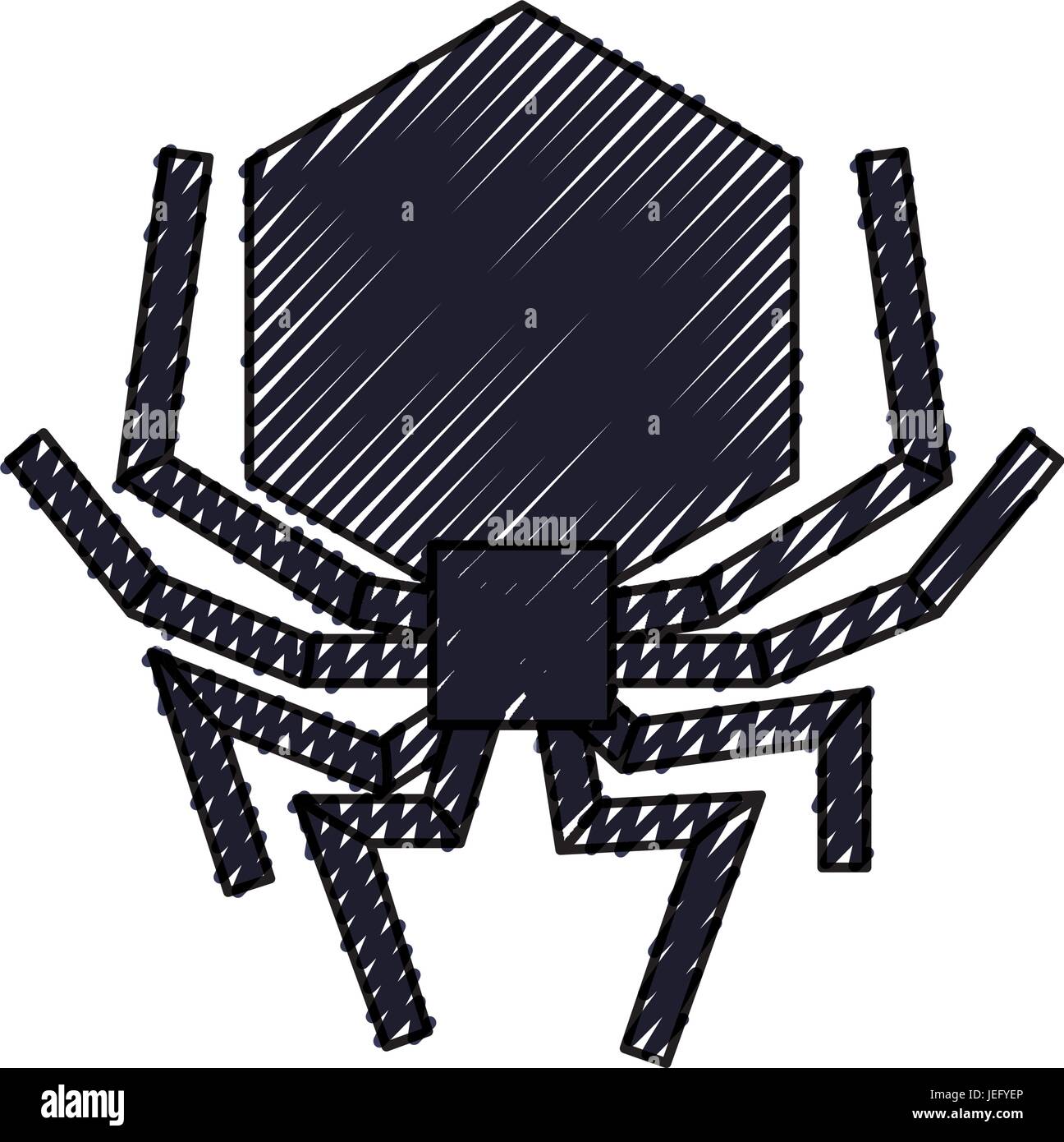 isolated hacker virus spider Stock Vector Image & Art - Alamy